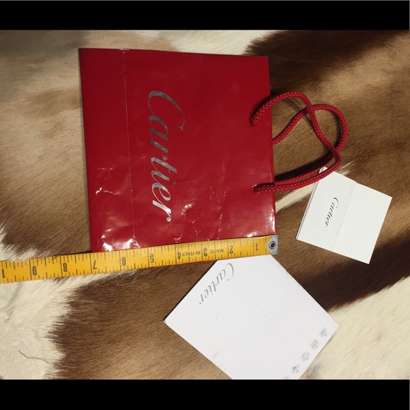 Cartier | Bags | Cartier Paper Bag W Extras 8x7x3 | Poshmark